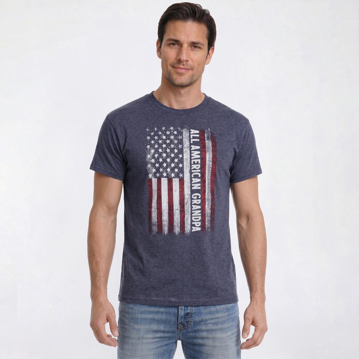 Click here for Mens All American Grandpa Graphic Tee prices